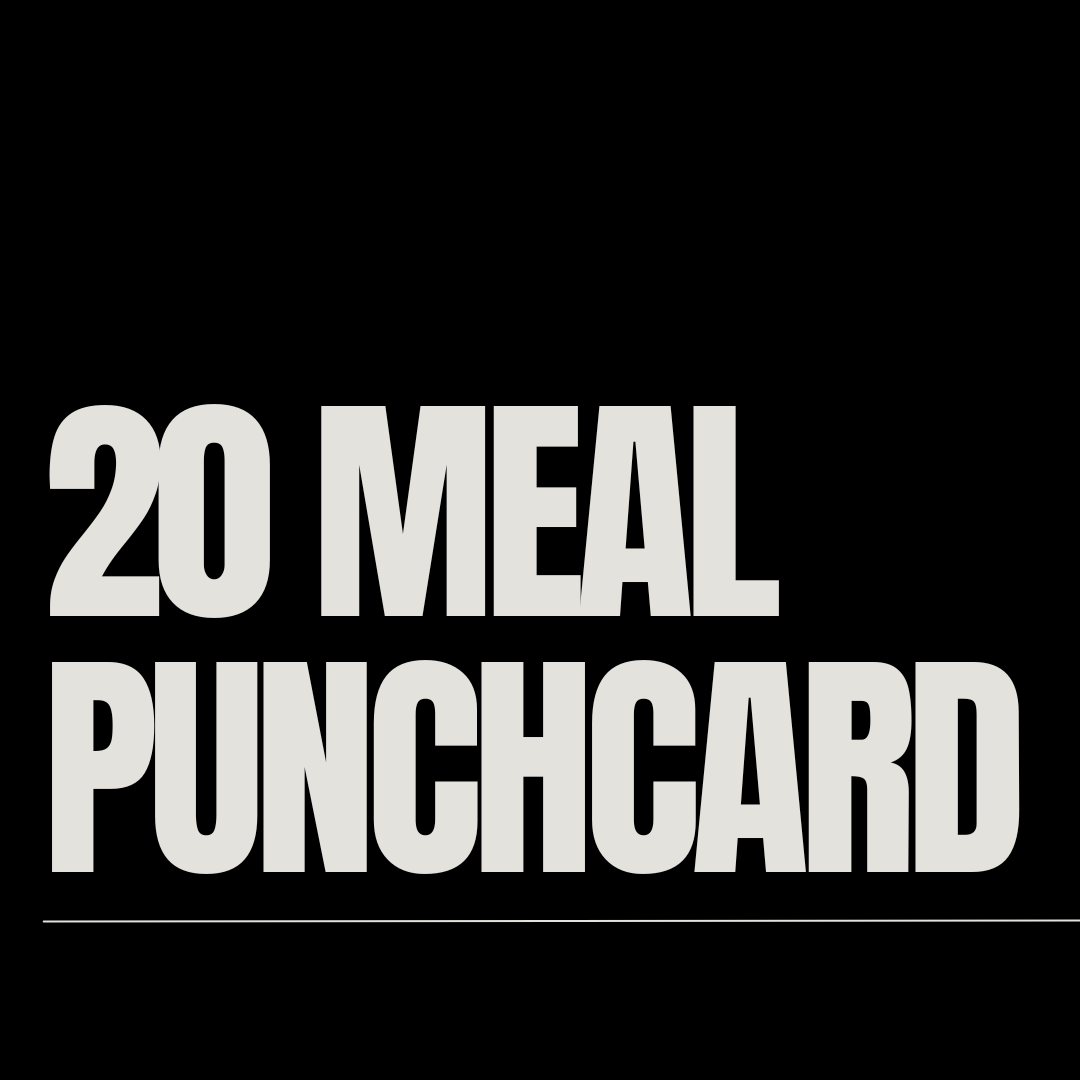 20 Meal Punch Card | BLKBOX: FUEL GOOD FOOD