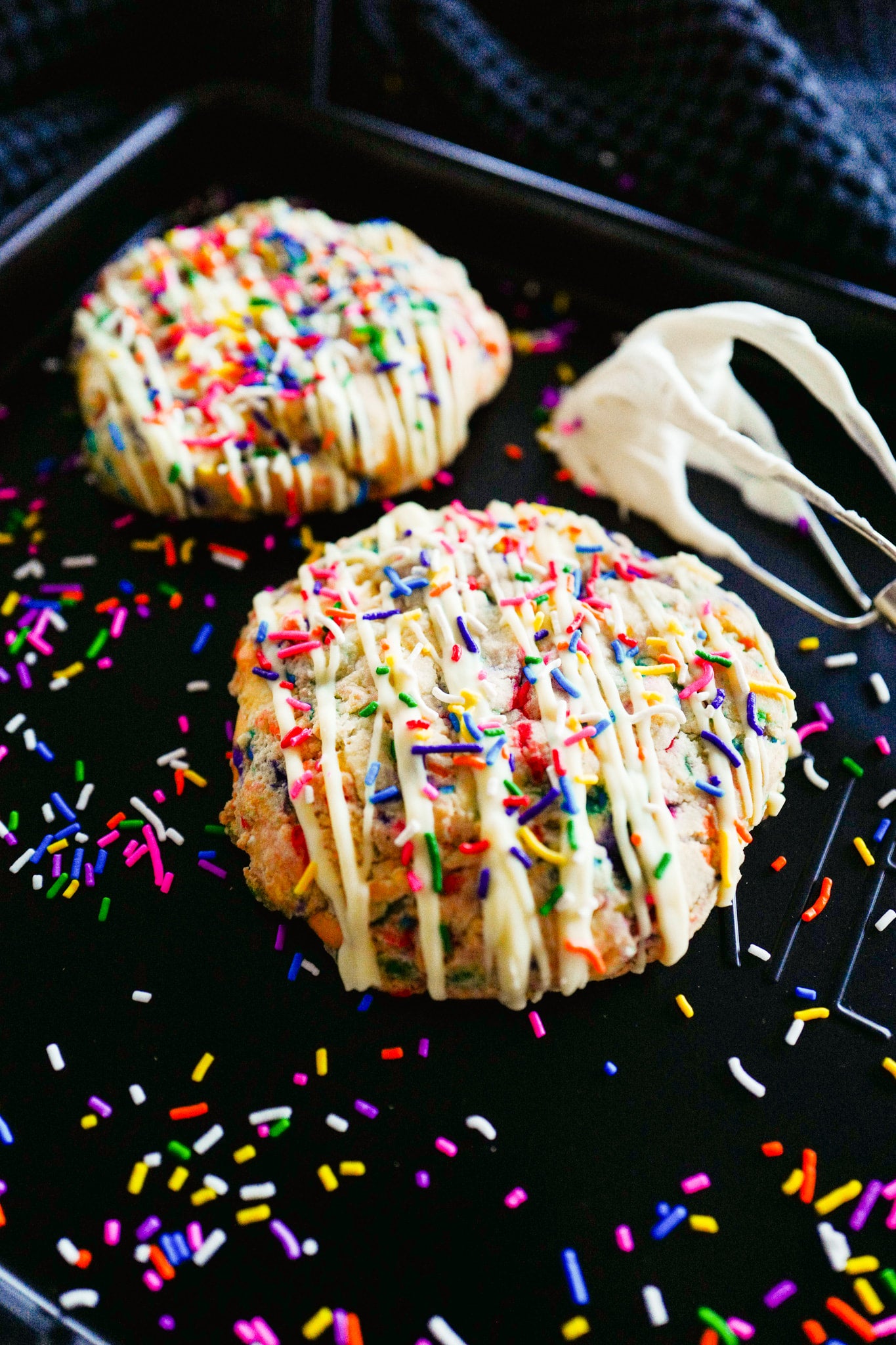 STUFFED BIRTHDAY CAKE PROTEIN COOKIE (GF, LOW SUGAR) | BLKBOX: FUEL ...